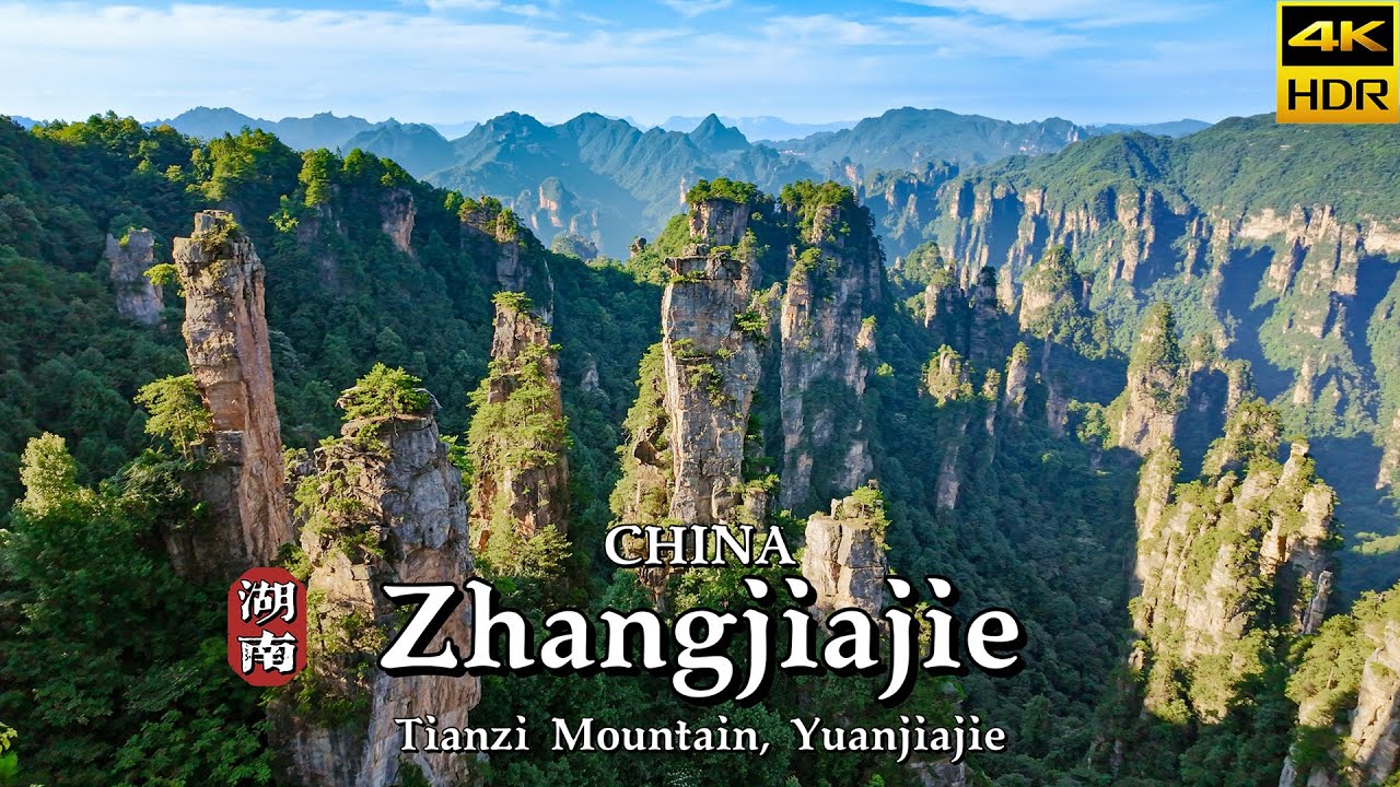 [4K CHINA] Avatar Mountains Unveiled: Exploring Zhangjiajie's Wonders ...
