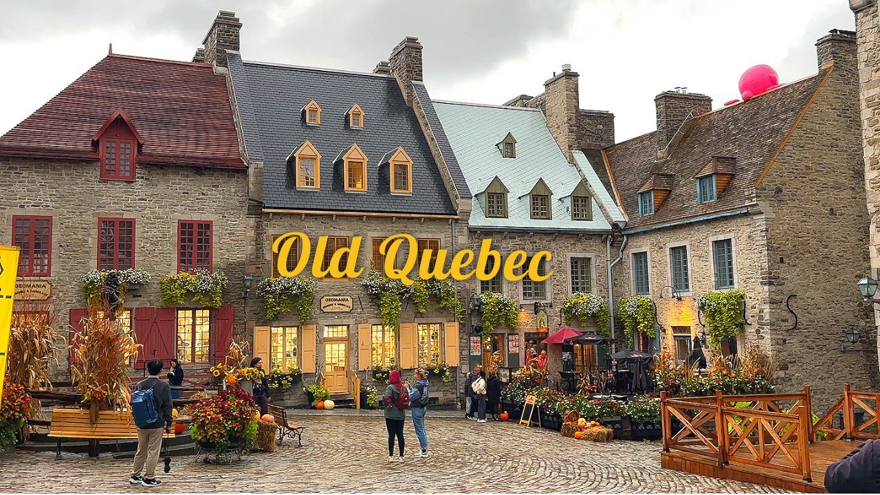 [4K]🇨🇦 Autumn Evening Walk in Old Quebec City🍂🍁 Oct. 2024 - Ciao Nihon
