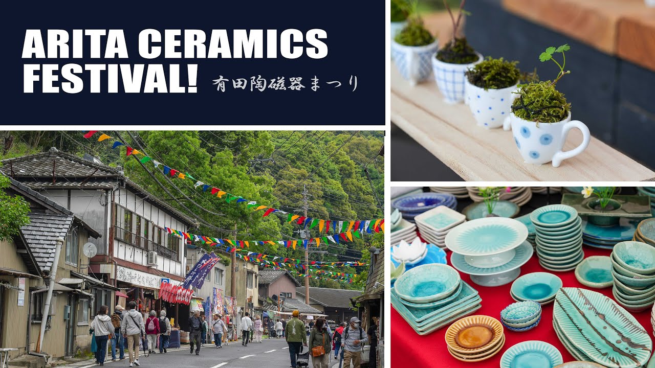 Arita Ceramics Fair - Kyushu's Town of Porcelain | Japan Walking Tour ...