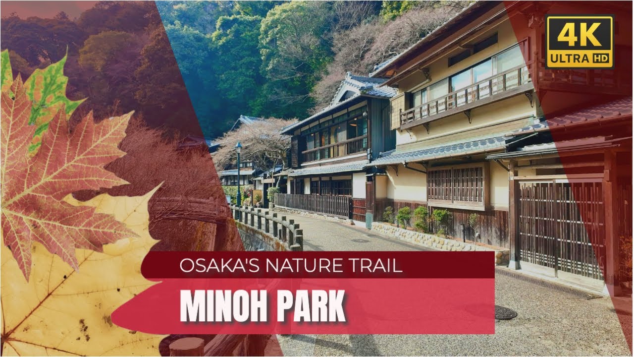 Minoh Park (Minoo Park) - Osaka's forested valley and waterfall (4K ...