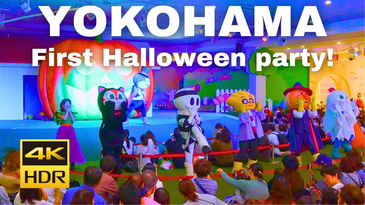 【4K HDR🇯🇵】Ghosts! Let's have a Halloween together! [Yokohama Anpanman ...