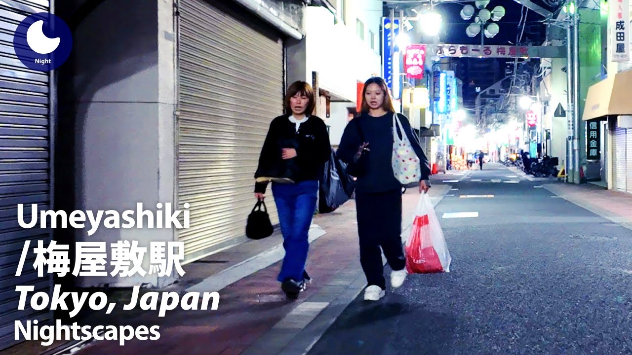 ⁴ᴷ Tokyo: Umeyashiki Station (東京都: 梅屋敷駅) - Japan Walking Tour (October ...