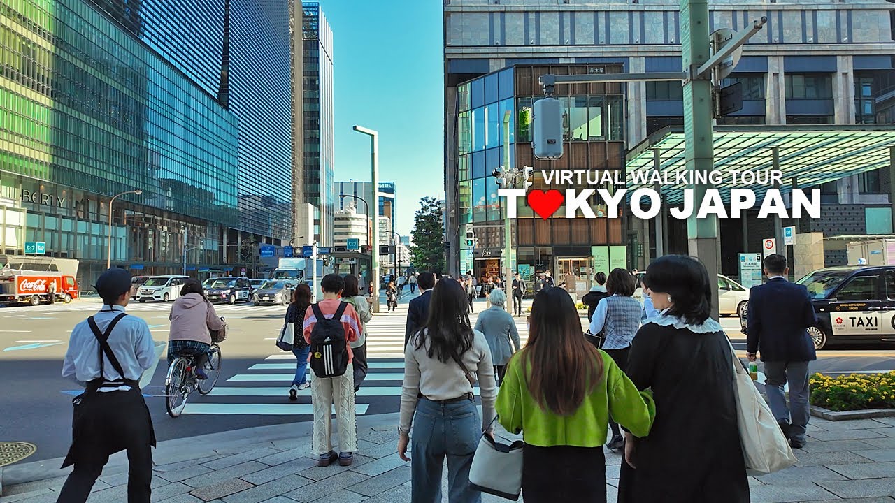 TOKYO JAPAN, WALKING TOUR Kyōbashi, Nihonbashi, Chuo City, Japan ...