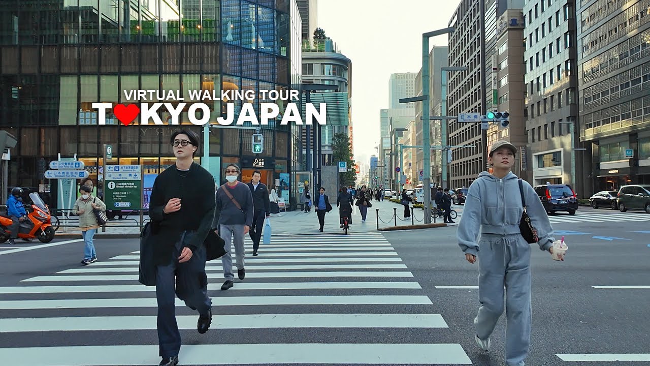 TOKYO JAPAN, WALKING TOUR Kanda Station, Nihonbashi, Kyōbashi, Chuo ...
