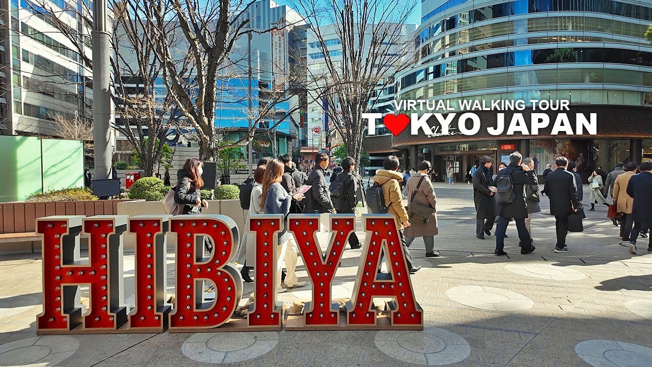 TOKYO JAPAN, Walking Tour Ginza and Midtown Hibiya, Travel, 4K - Ciao Nihon