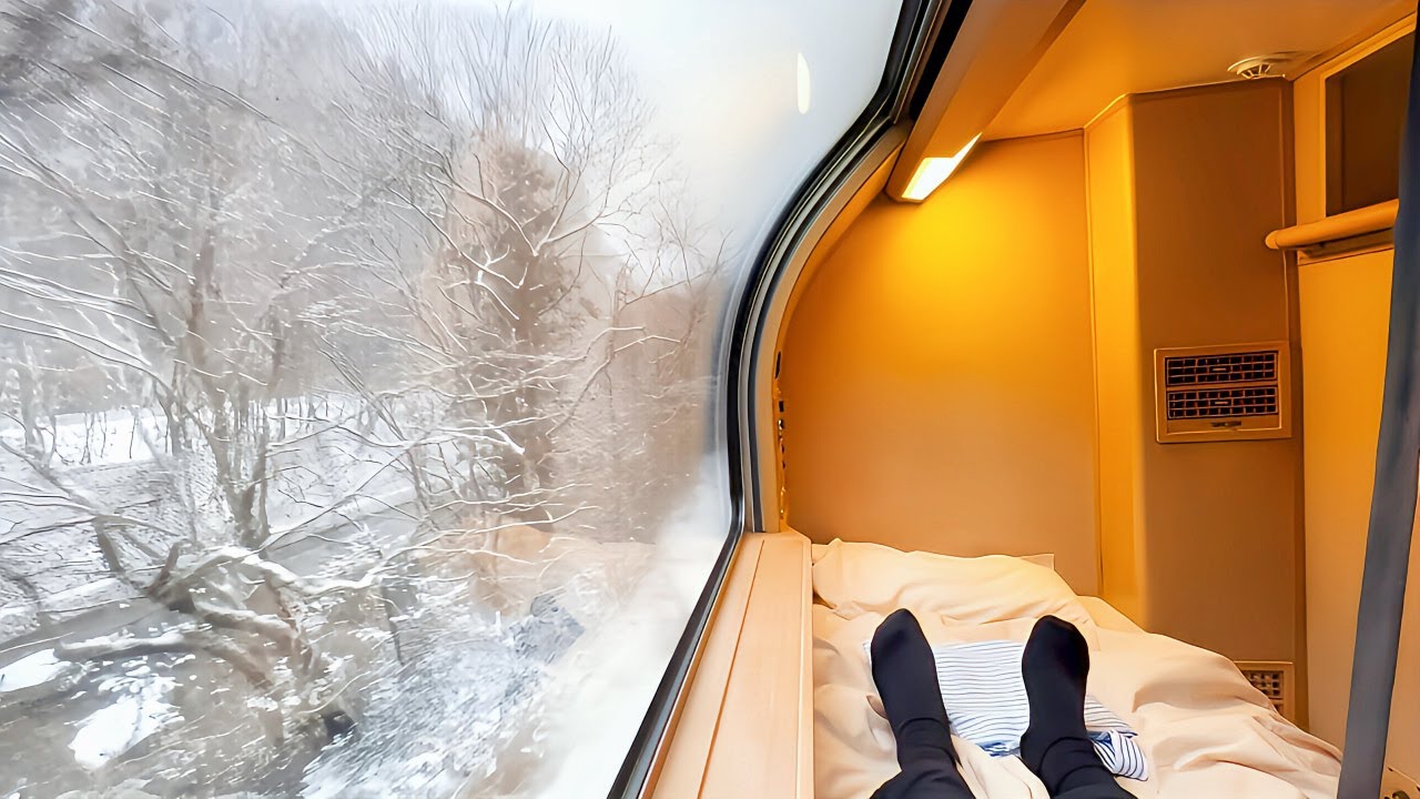Winter Trip on Japan's Sleeper Train, the Sunrise Express | Tokyo to ...