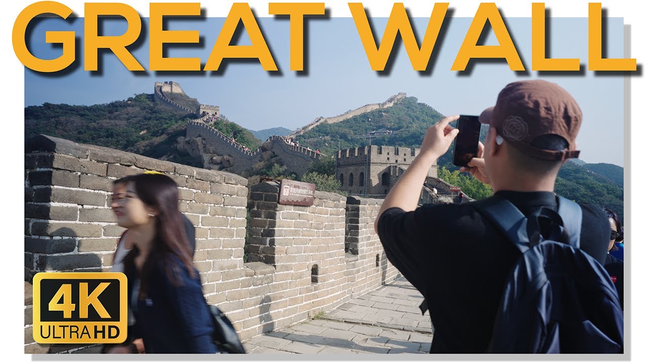 Great Wall of China - FULL Hike & Hotel Tour | China Walk | 4K ...