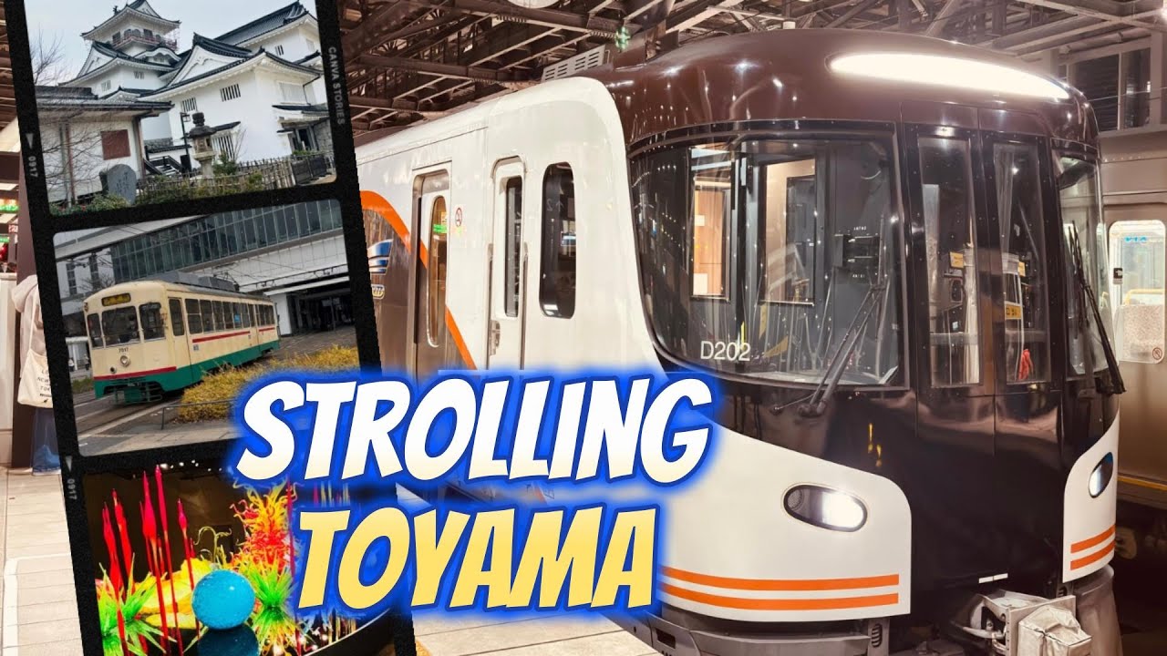[Limited Express Hida] Sightseeing in Toyama and the snowy Takayama ...