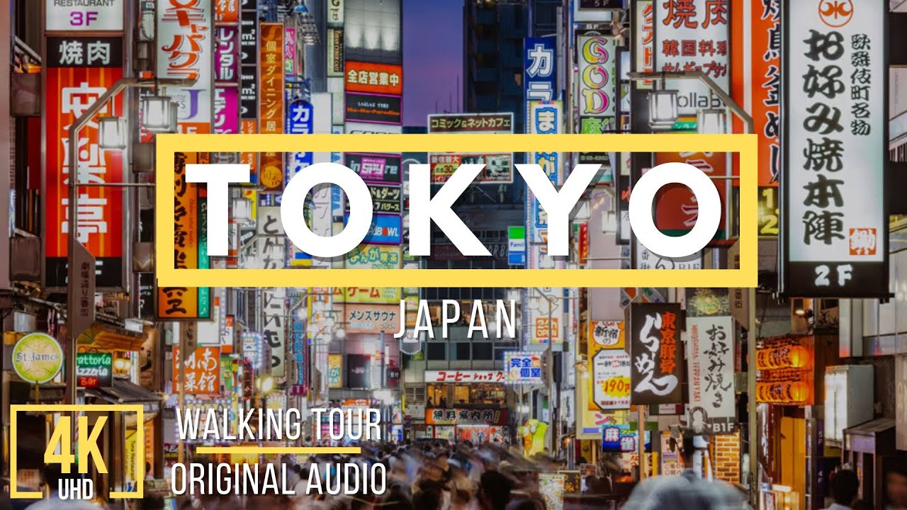 4K TOKYO Walking Tour - Exploring Japan's Bustling Streets DAY & NIGHT ...