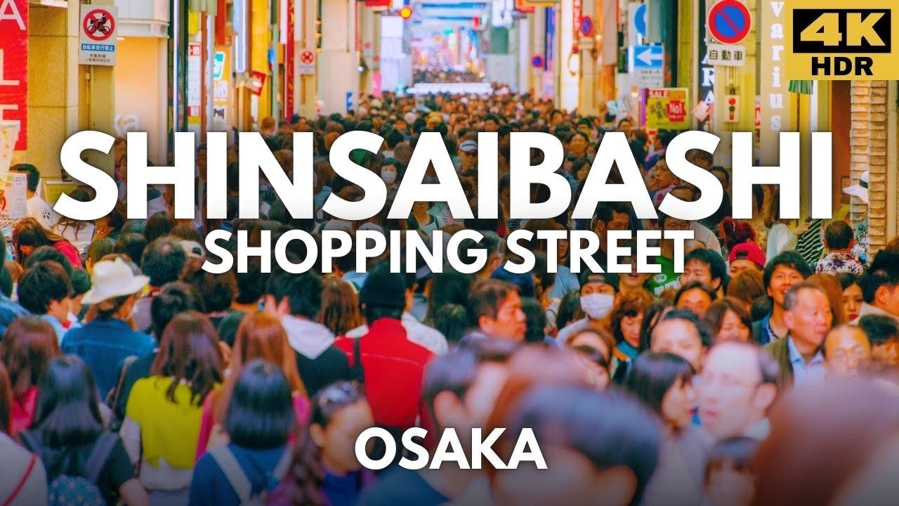 Beat the Crowds! OSAKA Shinsaibashi-Suji Shopping Street Morning Walk ...