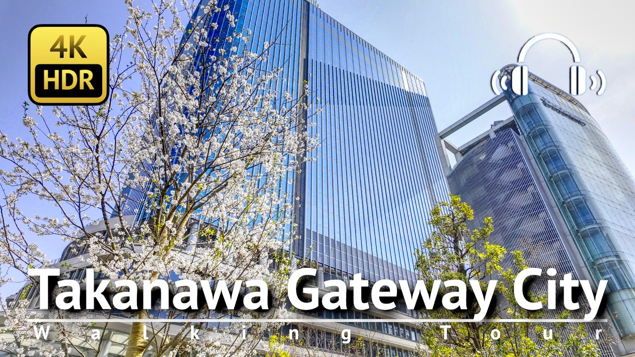 Tokyo's New Landmark: Takanawa Gateway City Opens Today! 3/27 [4K/HDR ...