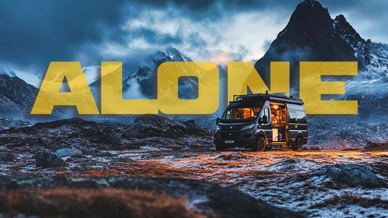 VAN LIFE. My 1st Week of FULL TIME ARCTIC VAN LIVING ALONE. Heavy Rain ...