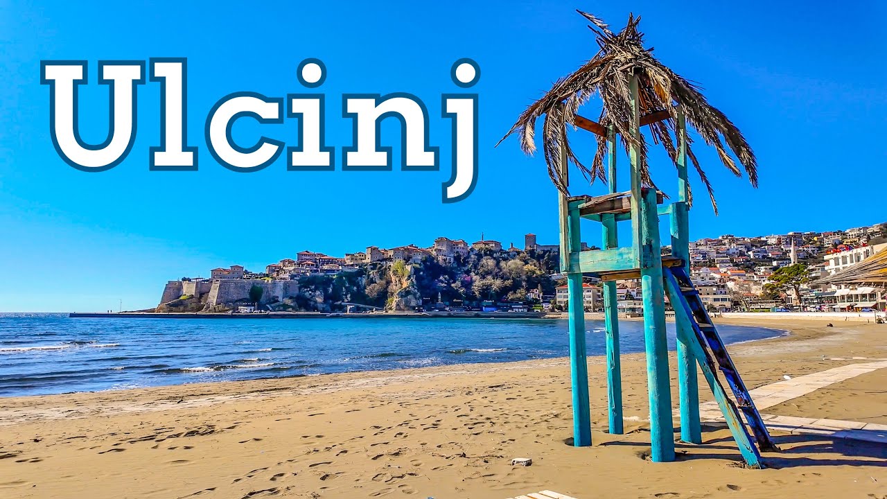 Ulcinj, Montenegro: Stunning Walking Tour in 4K | Old Town, Beaches ...