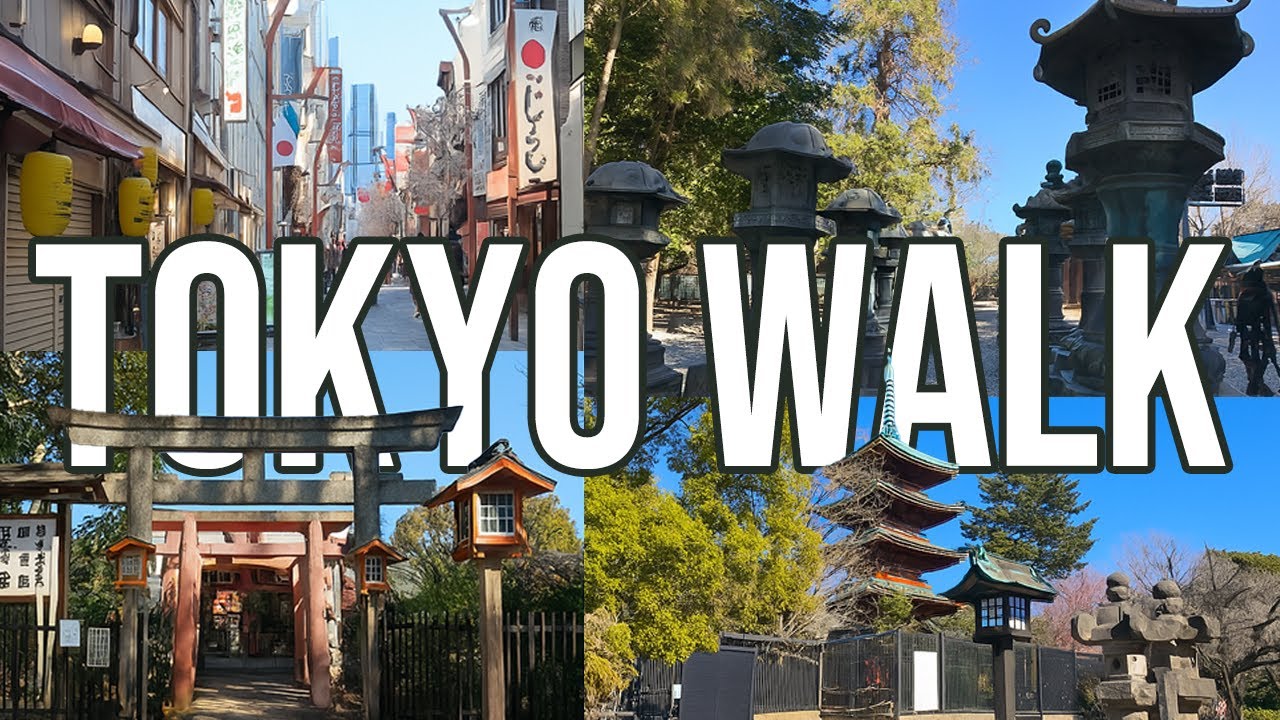 Tokyo Japan 🇯🇵 Walking Tour 2025 • Spring Sun, Shopping Streets ...