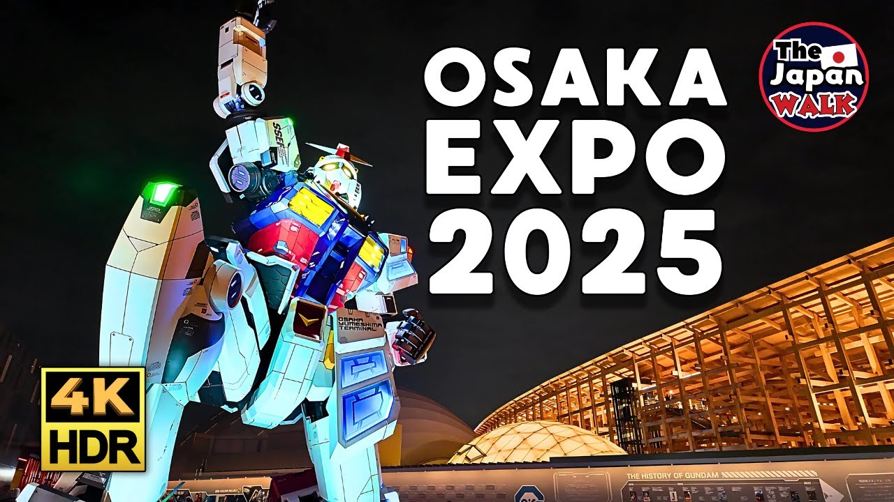Opening Day at Osaka Expo 2025 | Night Walk Through the Pavilions ...