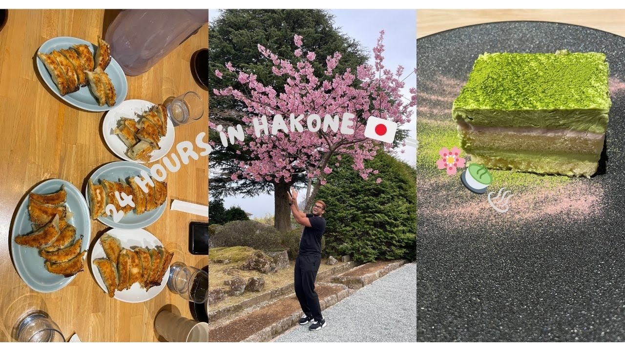 🌸 24 Hours in HAKONE: Onsen, Cherry Blossoms & Matcha Cheesecake ...