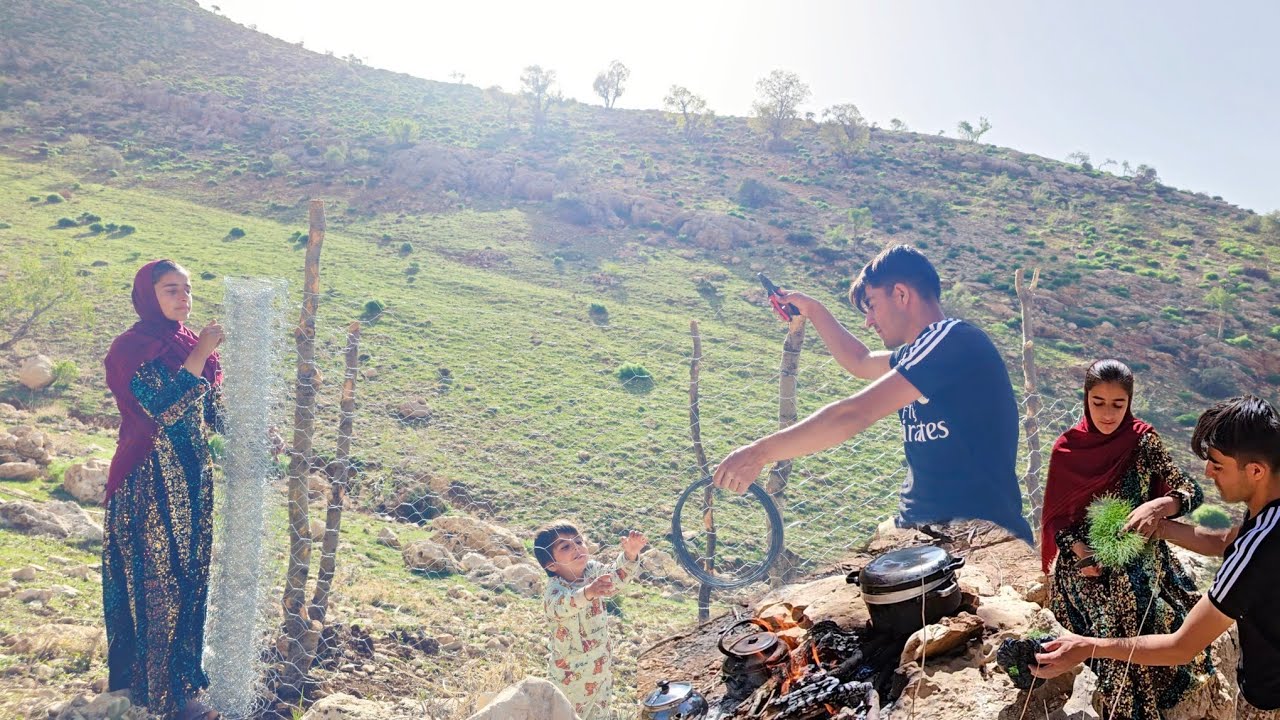 Final Preparations Before Our Nomadic Migration — Building a Shelter ...