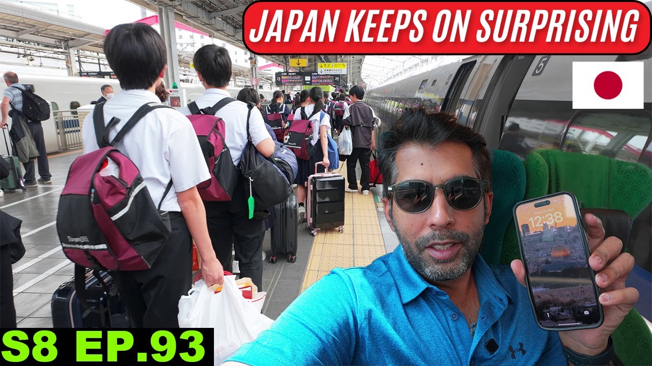 Japan’s Discipline Will Shock You 🇯🇵 S8 EP 93 | Shinkansen Train to Kobe | Pakistan to Japan ...