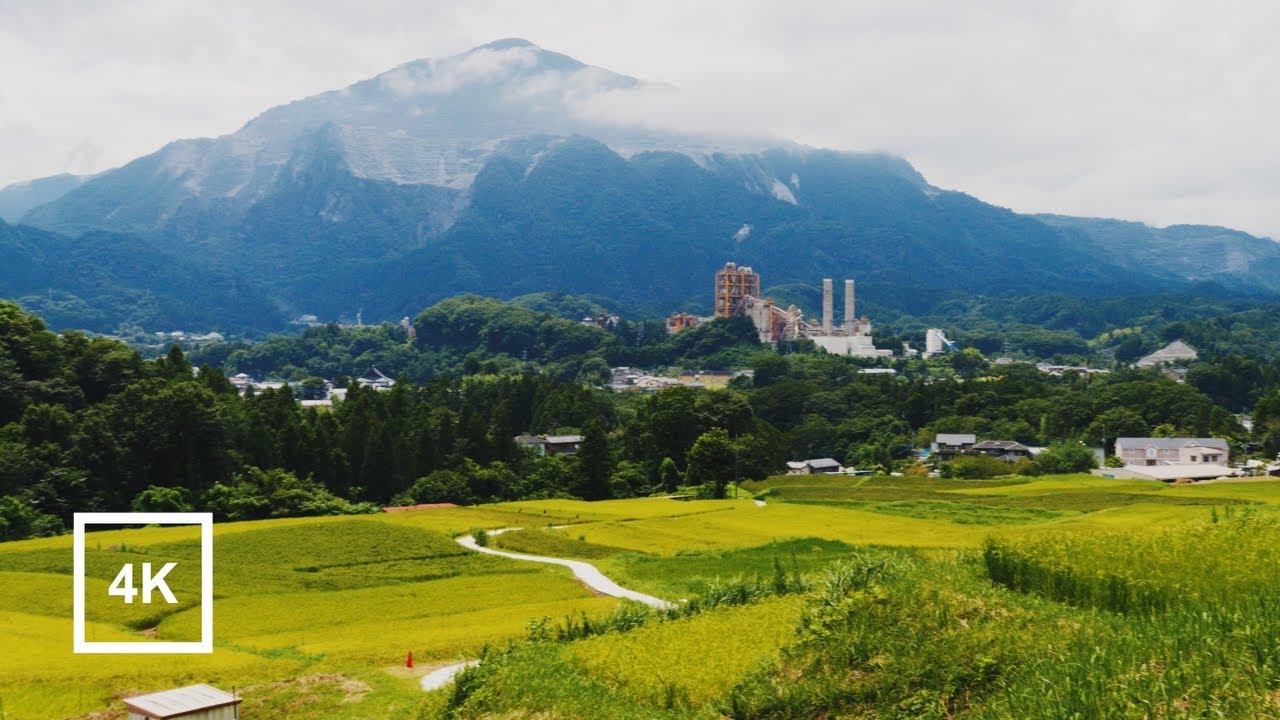 Beautiful Countryside Walk in Japan, Traditional Farming | Summer ...