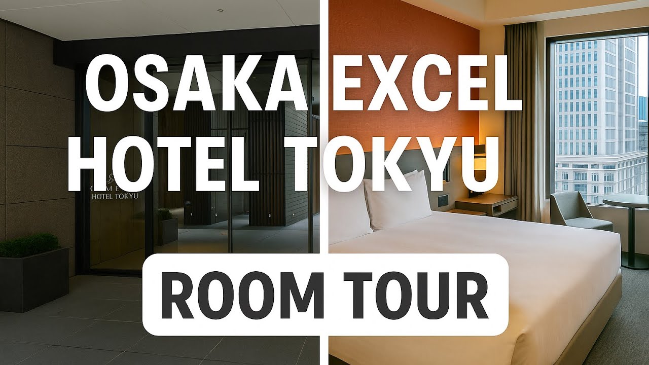 Osaka Excel Hotel Tokyu Room Tour | Modern Stay in the Heart of Osaka ...