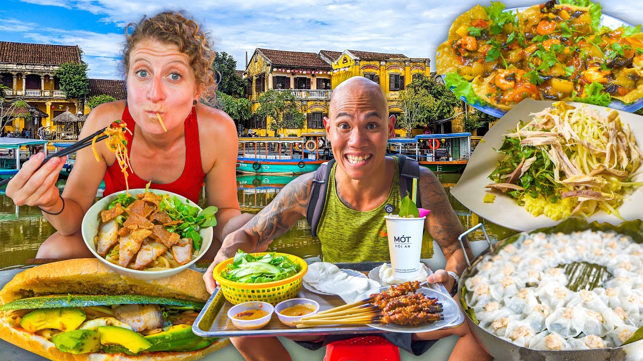 ULTIMATE Vietnamese Street Food Tour in Hoi An, Vietnam 🇻🇳 Most UNDERRATED Food City in Vietnam ...