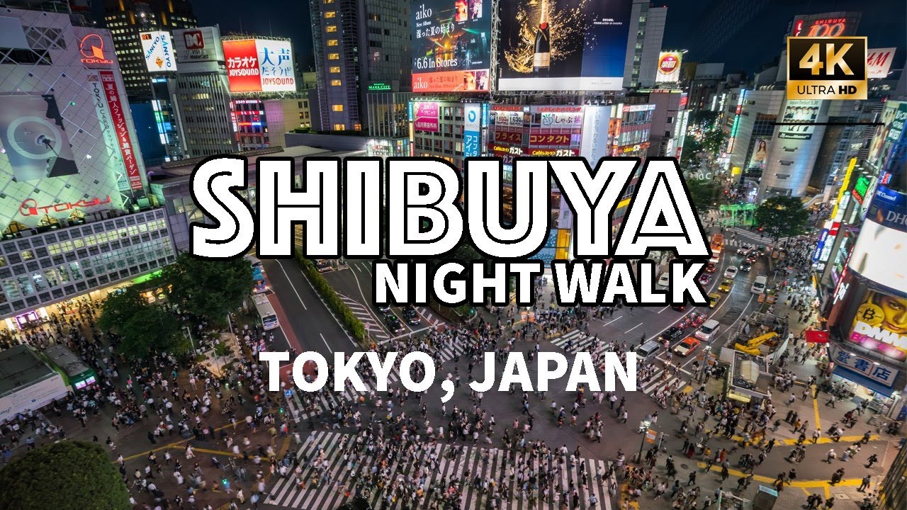 Shibuya Night Walk Summer 2025 Tokyo Japan Scramble Crossing - Ciao Nihon