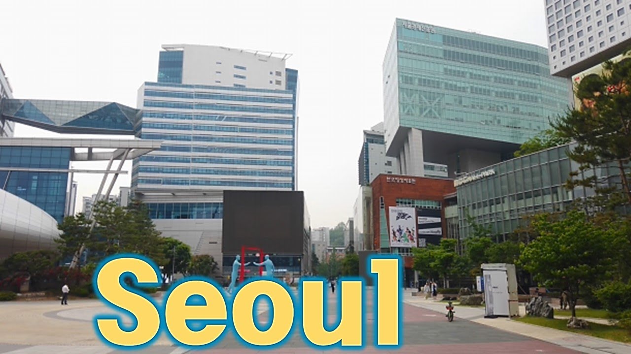 Seoul, Korea - Walking Tour of Attraction - 4K - DMC(Digital Media City-Sangam) [Mapo-gu 3] 19(3 ...
