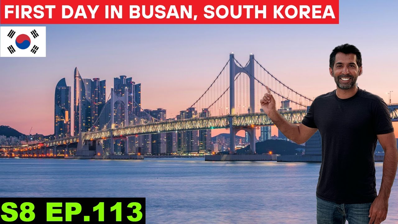 First Impressions of South Korea in Busan 🇰🇷 S8 EP 113 | Pakistan to Japan Motorcycle Tour ...