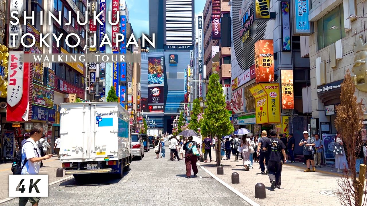 Shinjuku City Walk | Tokyo, Japan Walking Tour 🇯🇵【4K | 60fps】 - Ciao Nihon