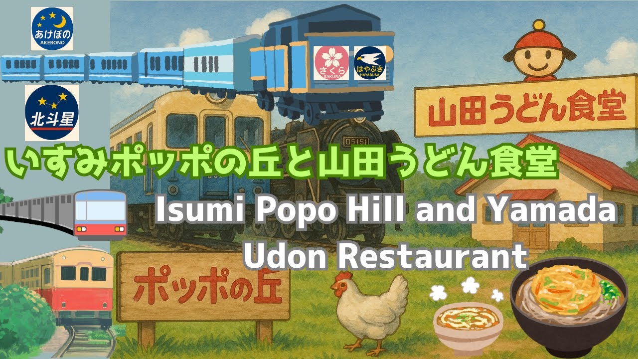 いすみポッポの丘と山田うどん食堂/Isumi Popo Hill and Yamada Udon Restaurant - Ciao Nihon