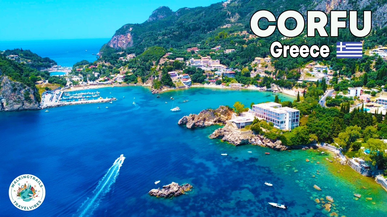 Corfu, Greece 🇬🇷 - The Jewel of the Ionian Sea | Aerial Views & Walking ...