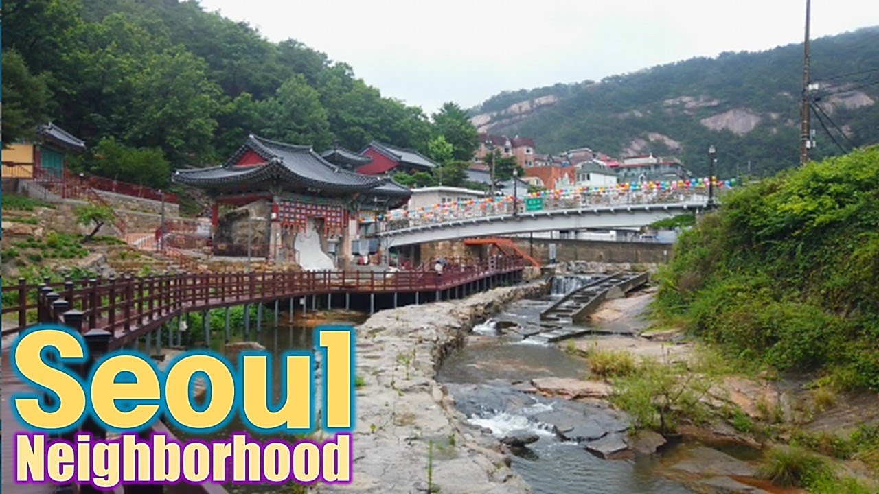 Seoul, Korea - Walking Tour of Neighborhood - 4K - Hongeun 1-dong ...