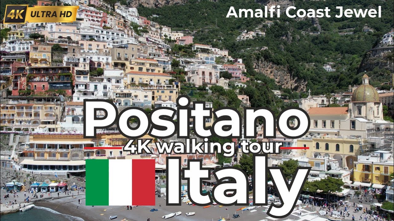 🇮🇹 Positano Walking Tour 4K | Explore the Most Beautiful Coastal Town ...
