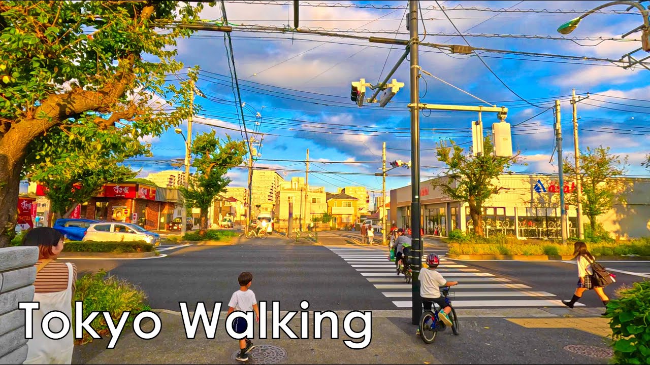 Tokyo, Japan, Autumn walk in Fuchu, Tokyo 4K - Ciao Nihon