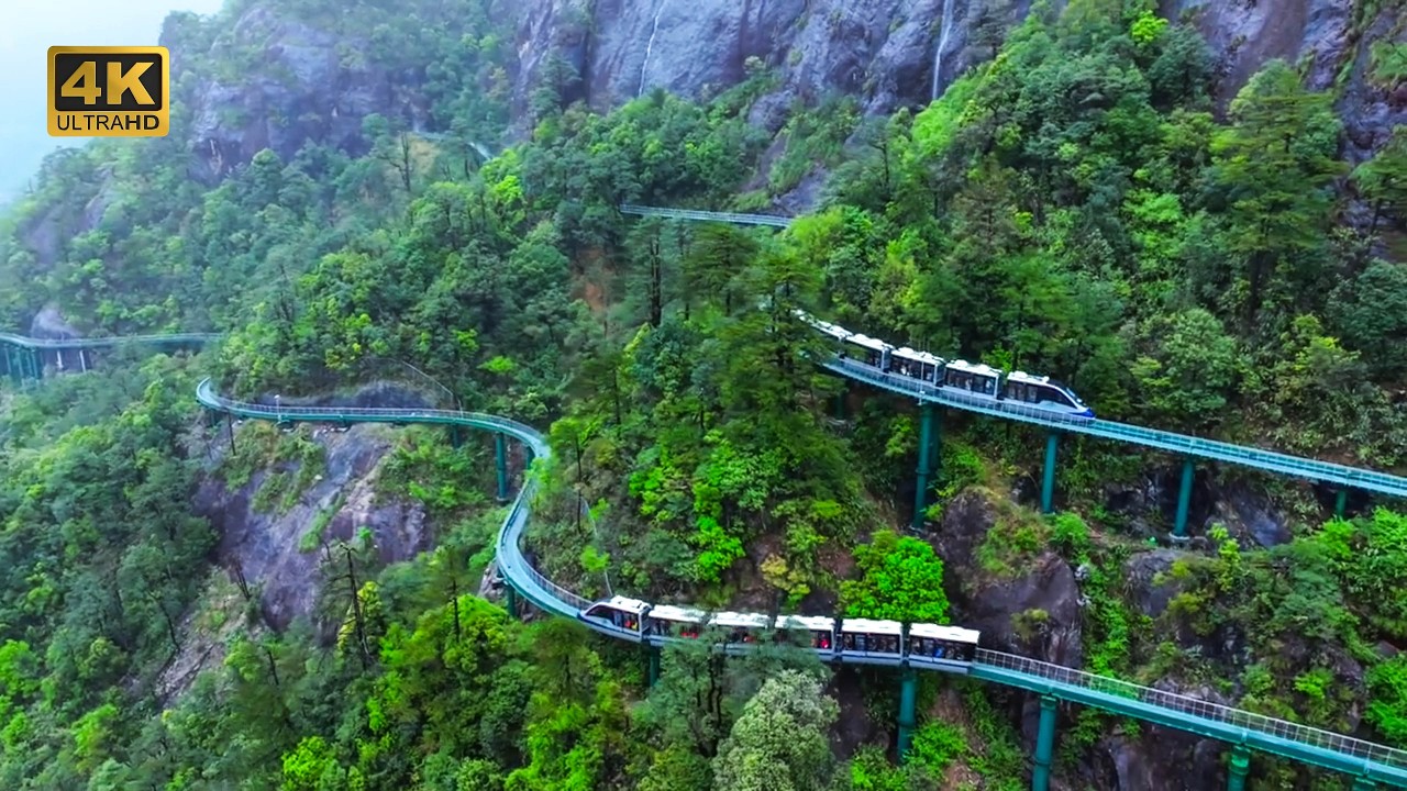 Riding the World’s First Cliffside Bullet Train: Flying at 1,200 Meters ...