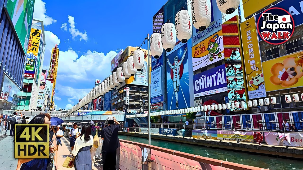 Dotonbori: A Hot Summer Day In The Heart Of Osaka | Walking Tour | 4K ...