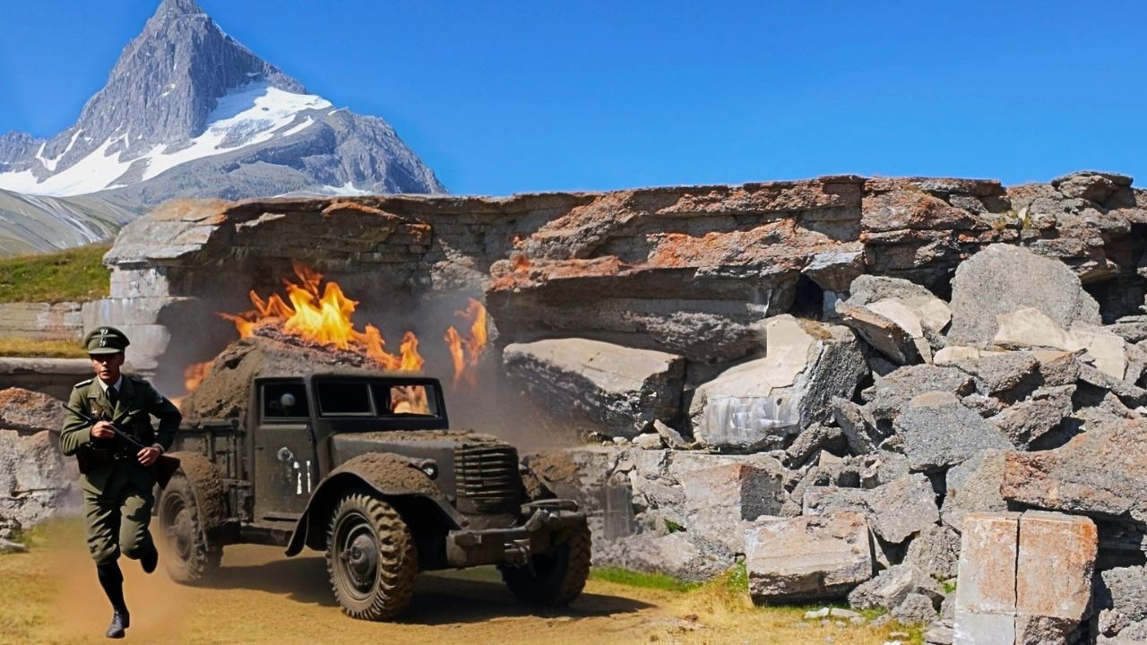 💥Huge EXPLOSION! 💥Discovering a WW2 BUNKER Blown Apart in the Alps ⛰️ ...