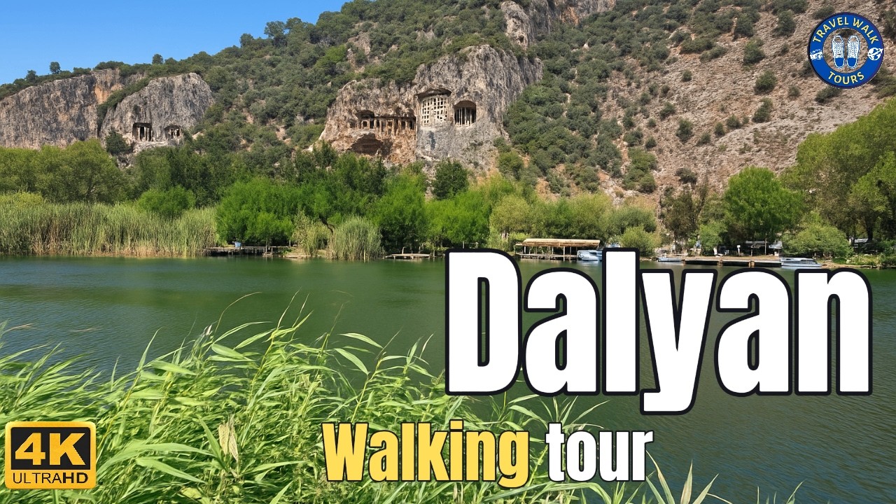Dalyan, Turkey Walking Tour 4K - Exploring an Unspoiled Riverside ...