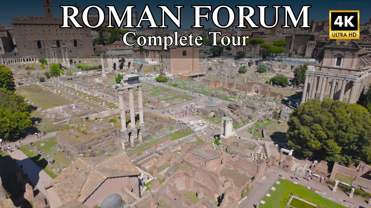 Rome, Italy 🇮🇹 – Explore the Roman Forum | 4K Walking Tour - Ciao Nihon