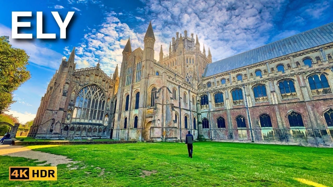ELY England Walking Tour 🇬🇧 | Step Inside UK Historic Cathedral City ...