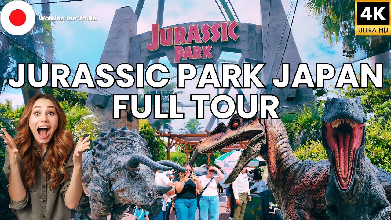 Jurassic Park Japan FULL Tour 2025 at Universal Studios | T-Rex ...
