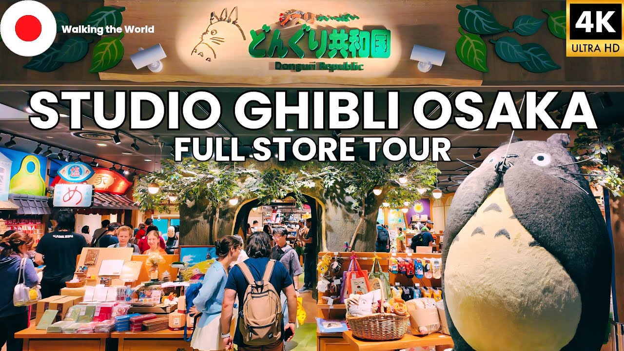 Inside Studio Ghibli Store in Osaka Japan - FULL Tour [4K] - Ciao Nihon