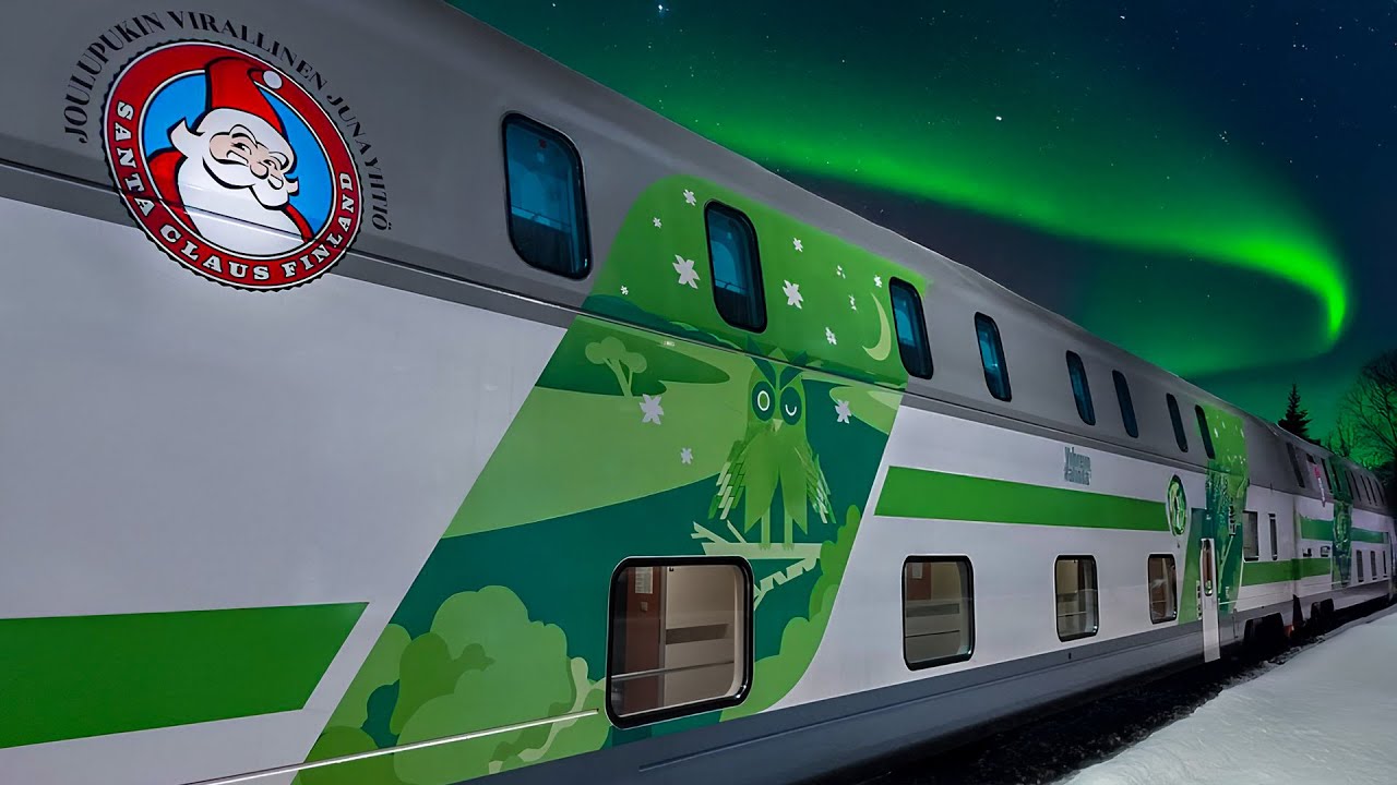 Riding the Santa Claus Express Sleeper Train to Lapland | Helsinki to ...