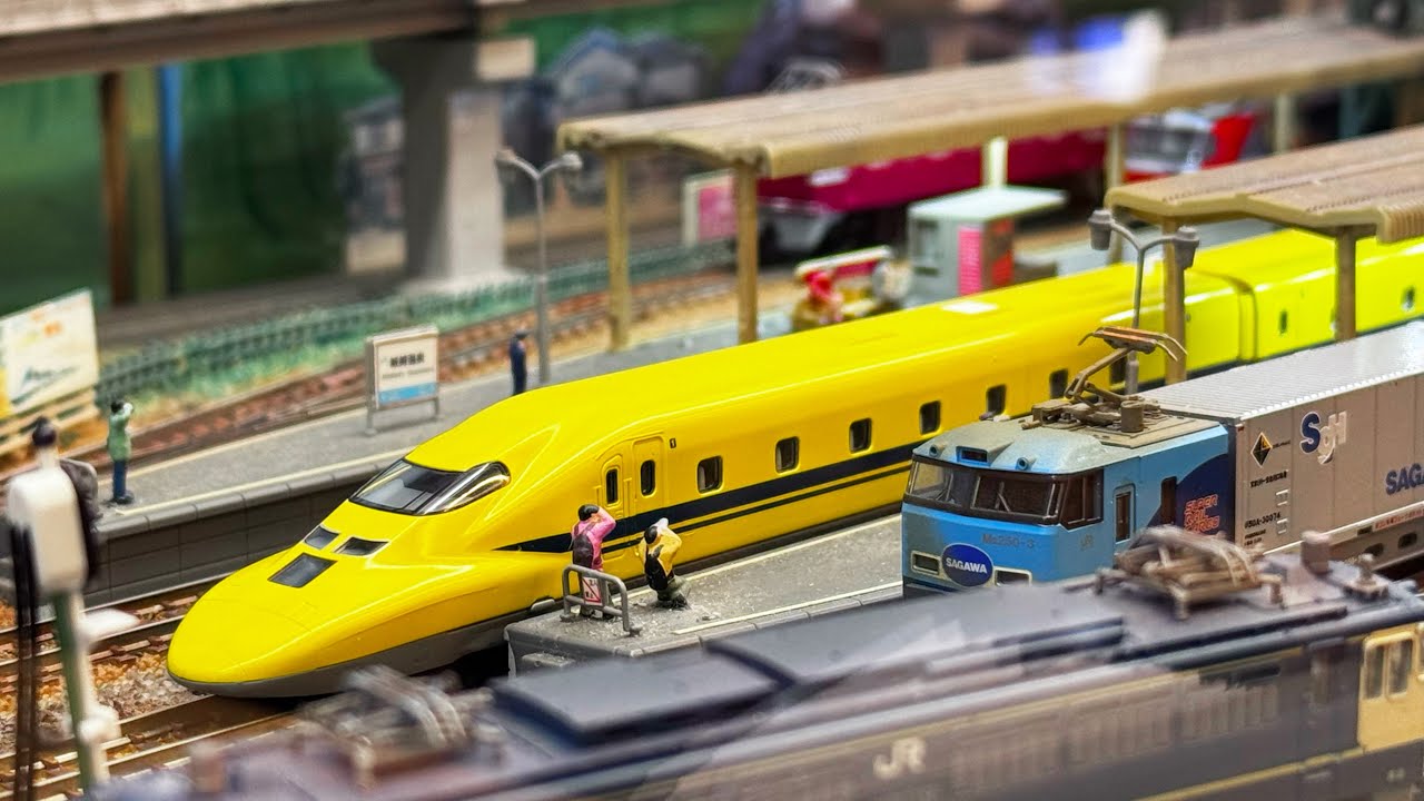 This Kyoto Diner is a Model Train Heaven! 🍱 Best N-Scale Layout in ...